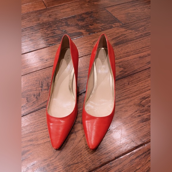 Ralph Lauren | Shoes | Ralph Lauren Red Leather Pumps | Poshmark